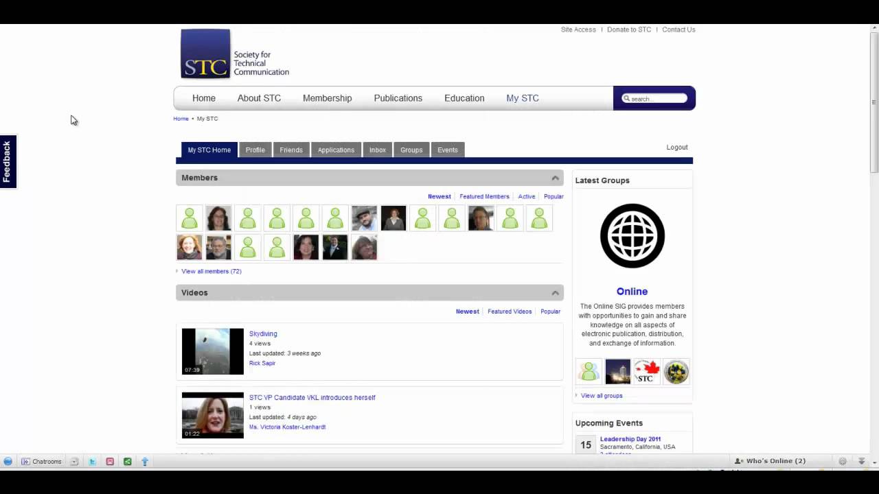 STC Website Demo - My STC Chat Feature - YouTube