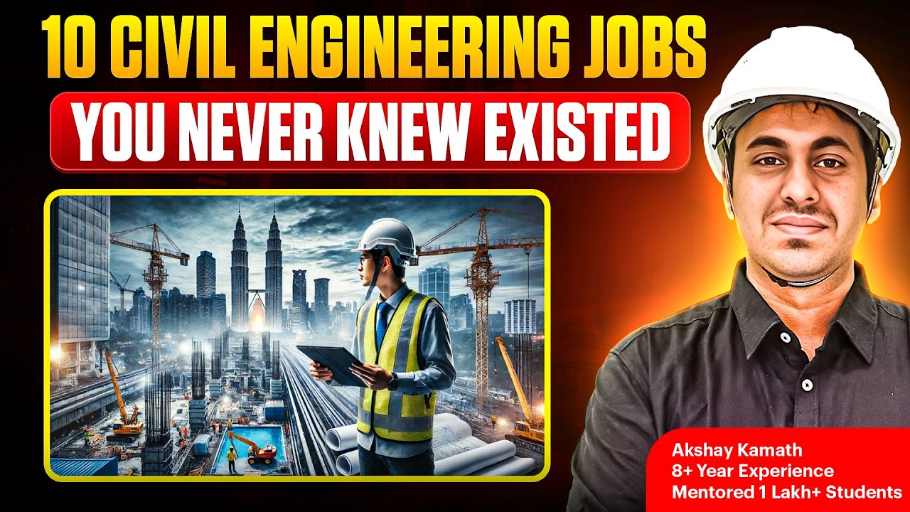 Top 10 Unbelievable Civil Engineering Jobs That Actually Exist - YouTube