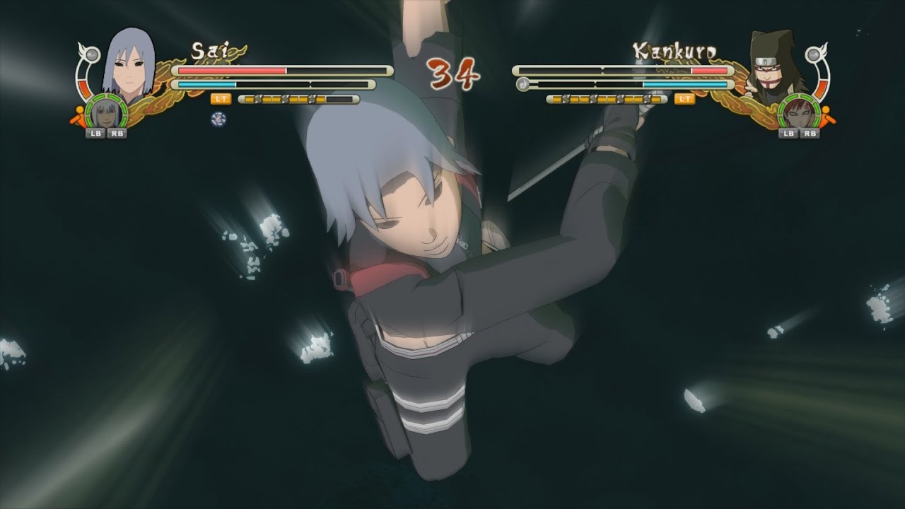 Naruto Storm 3: Full Burst - MODS - Shin (Sai) vs Kankurou - YouTube