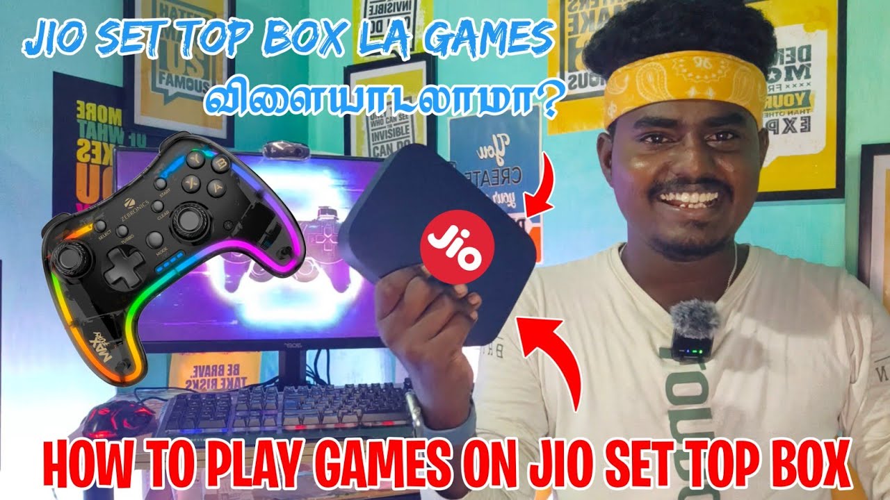 How To Play Games With Jio Set Top Box Tamil | Jio Set Top Box | Jio ...