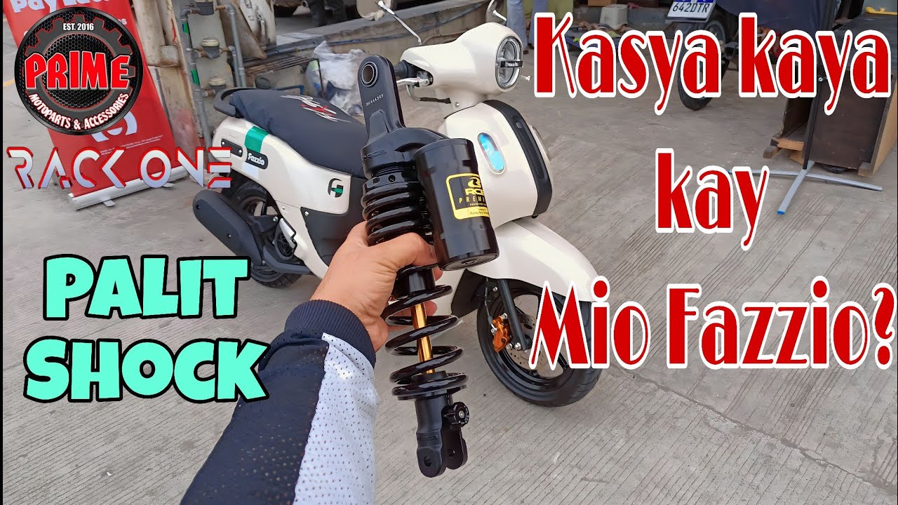 Kasya kaya sa Yamaha Mio Fazzio Installing RCB MB2 PLUS Premium black ...