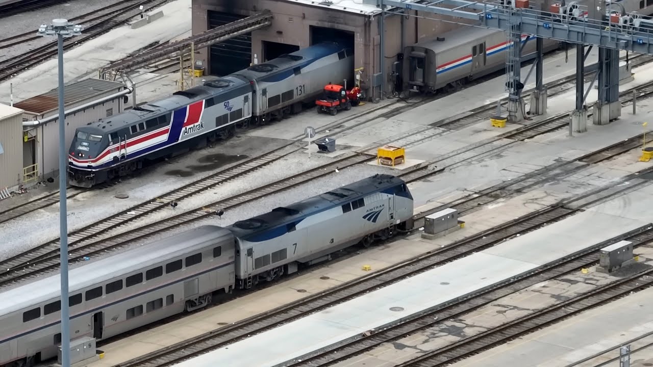 Amtrak in the Windy City: A Look at the Chicago Yard - YouTube