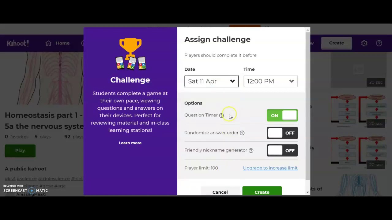 HOW TO USE KAHOOT IN CLASS OR FOR HOME - YouTube