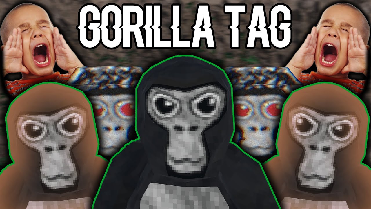 Gorilla Tag - PBBV, Screaming Kids And Apes - YouTube