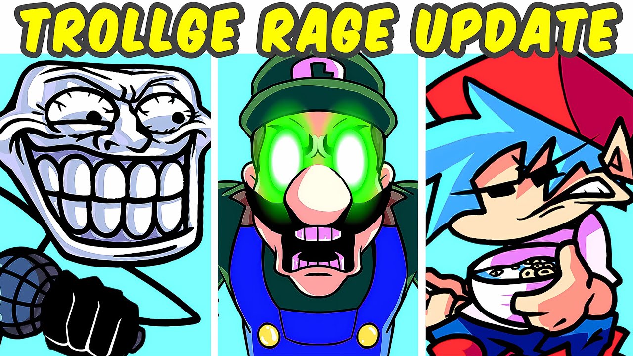 Friday Night Funkin VS Trollge VS Weegee + Cutscene | Funkin Physics ...