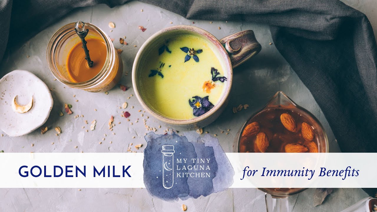Golden Milk Recipe for Immunity Benefits - YouTube