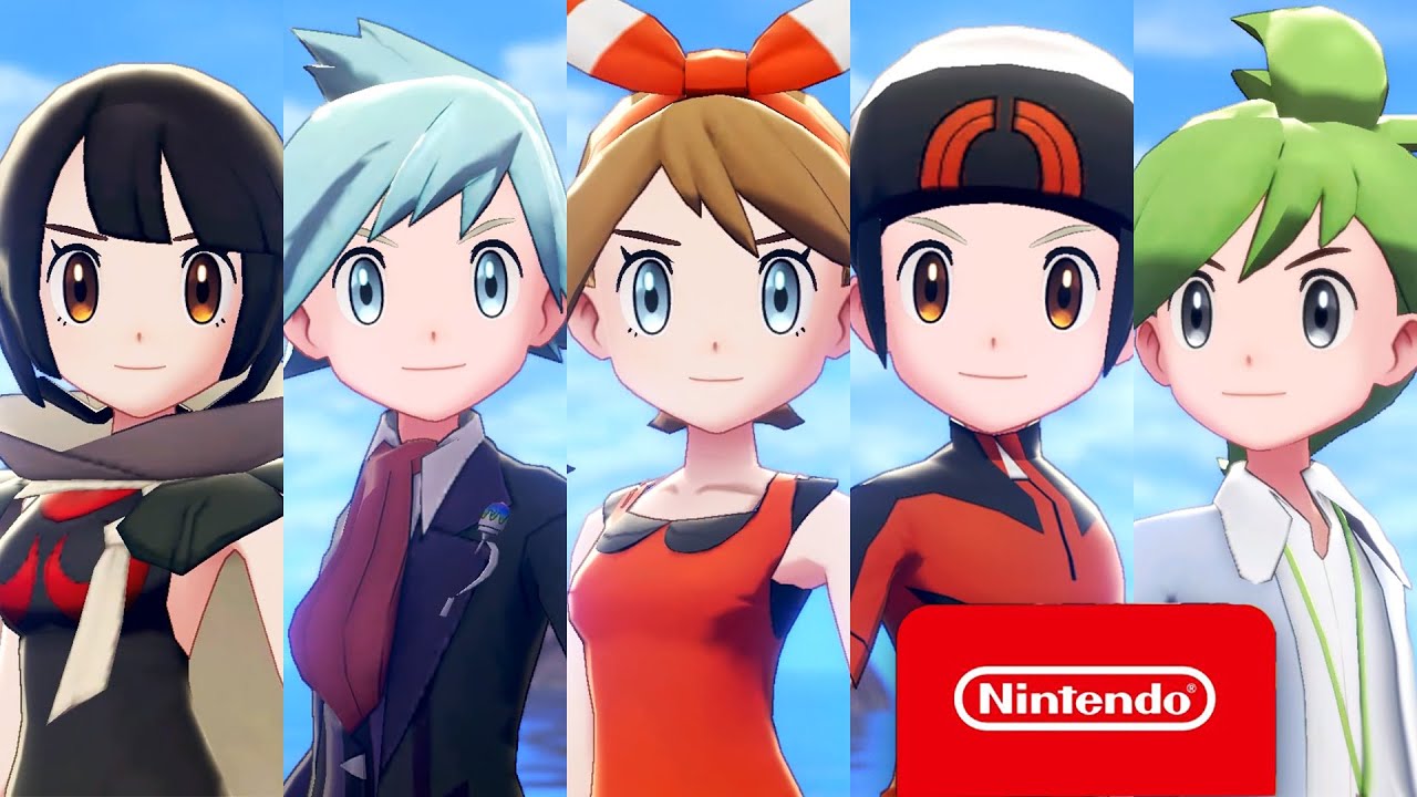 All Gen 3 Trainer from Pokemon on Nintendo Switch - YouTube