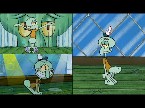 Squidward Twerking Gif