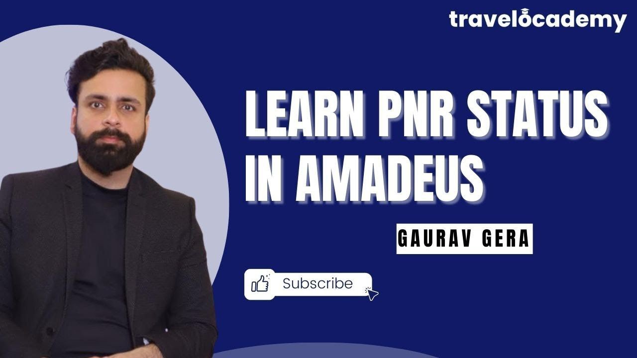 How To Check PNR Status Amadeus Session 30 GDS Learning Learn how-to-check-pnr-status-amadeus-session-30-gds-learning-learn