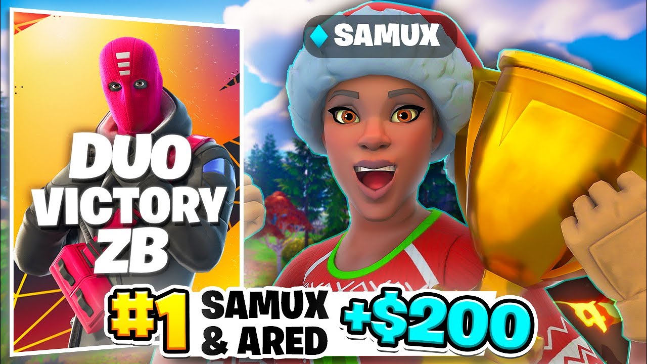 HOW I WON $200 IN THE DUO CASH CUP ZERO BUILD - YouTube