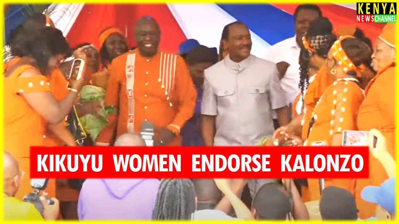 See what Kikuyu Women Elders did to Kalonzo in front of Gachagua at ...