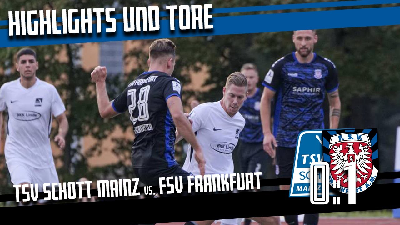 Highlights & Tore | TSV Schott Mainz 0:1 FSV Frankfurt | 7.Spieltag RL ...