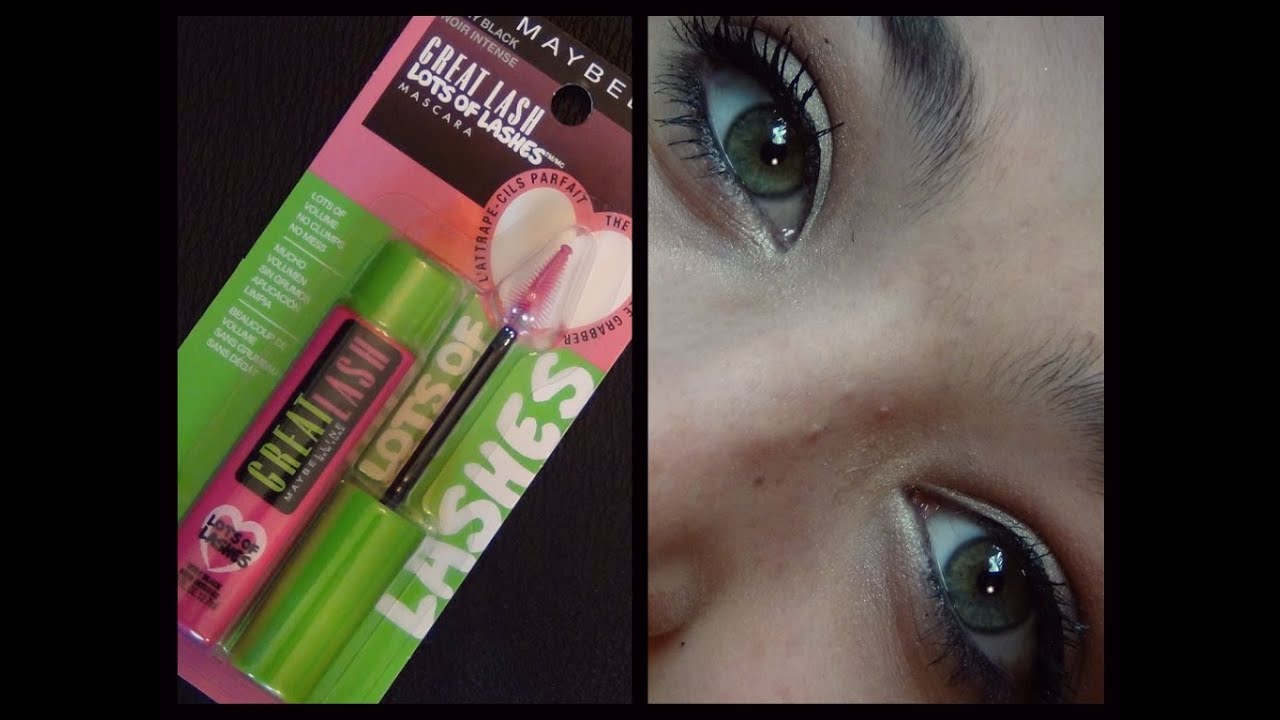 First Impression: Maybelline Great Lash Lots of Lashes Mascara - YouTube
