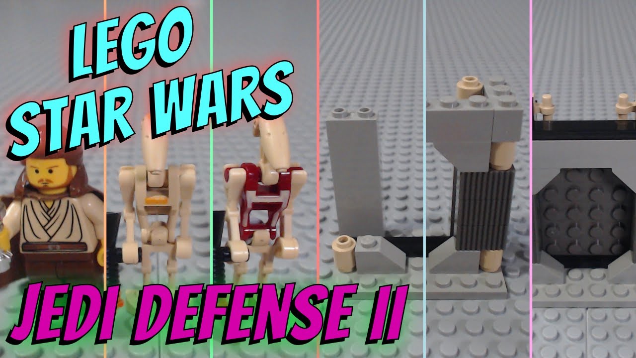 Lego Star Wars - Jedi Defense II (7204) Stop Motion Build - YouTube