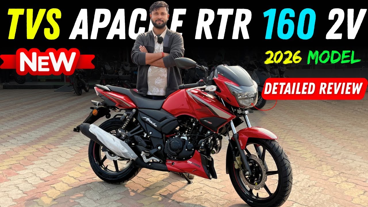 TVS Apache RTR 160 | Single Channel ABS | New Launch 🚀 | Features Price ...