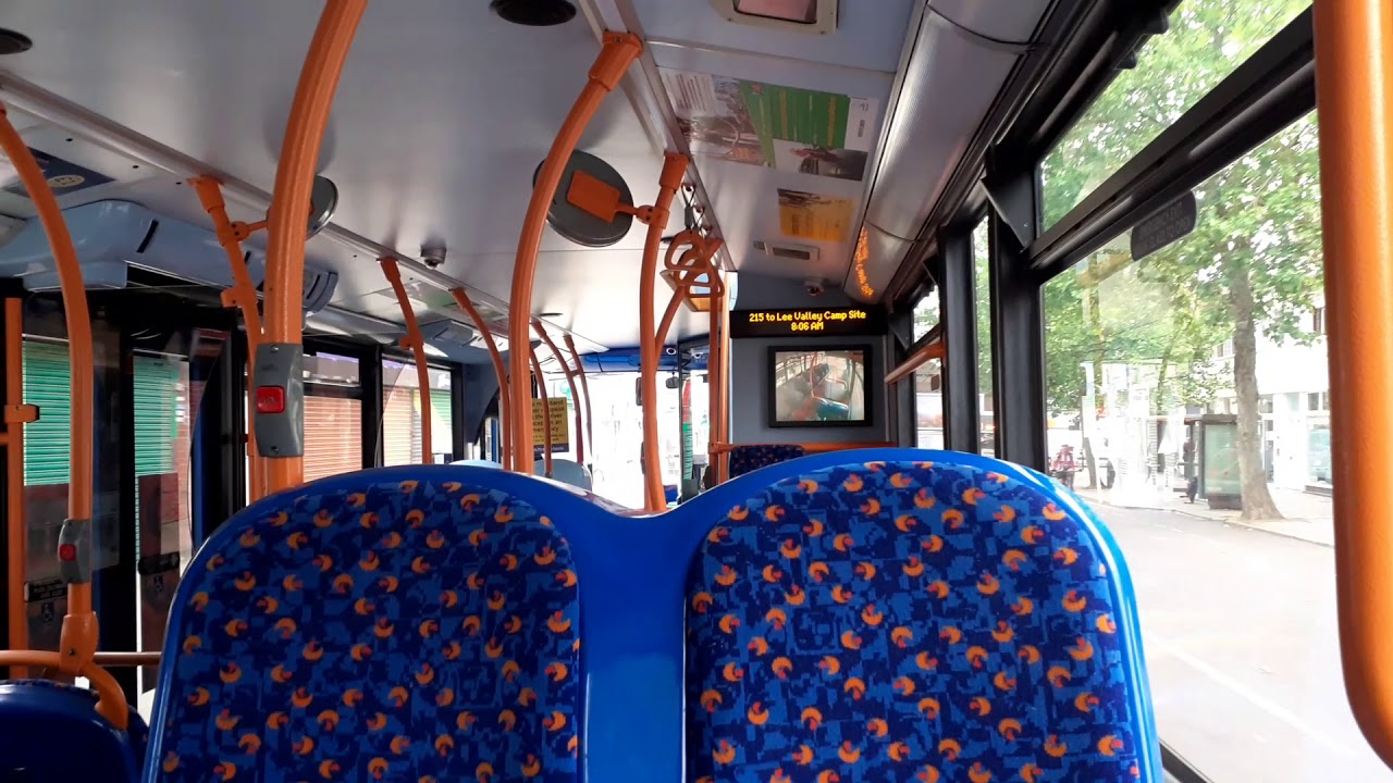Journey On London Bus Route 215 LX12CZB 19847 Stagecoach London - YouTube
