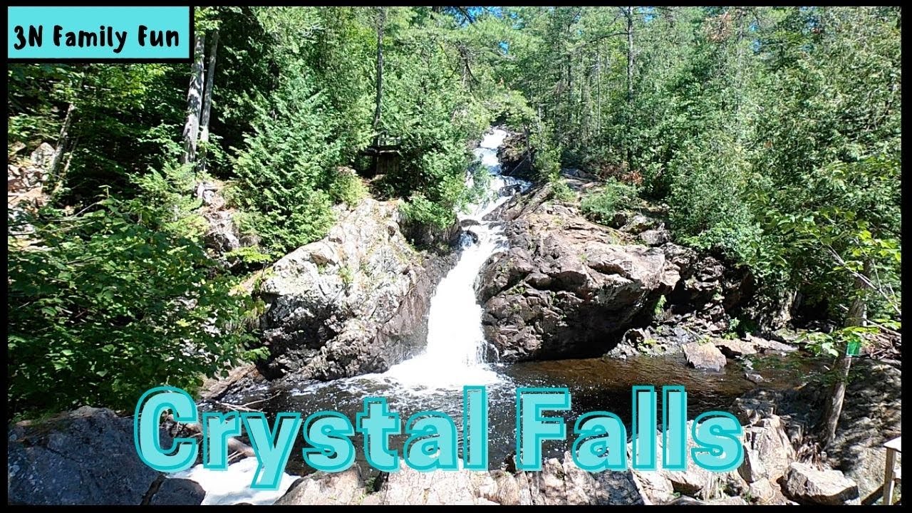 Crystal Falls Sault Ste Marie | Hiawatha | Kinsmen Park Hike - YouTube