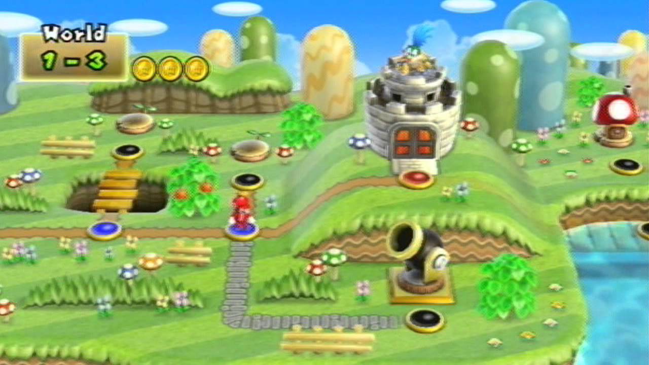 New Super Mario Bros. Wii Walkthrough: World 1- Part 3 [Episode 3 ...