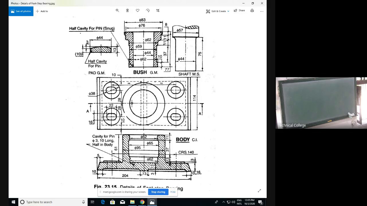 Foot step bearing Part 1 - YouTube