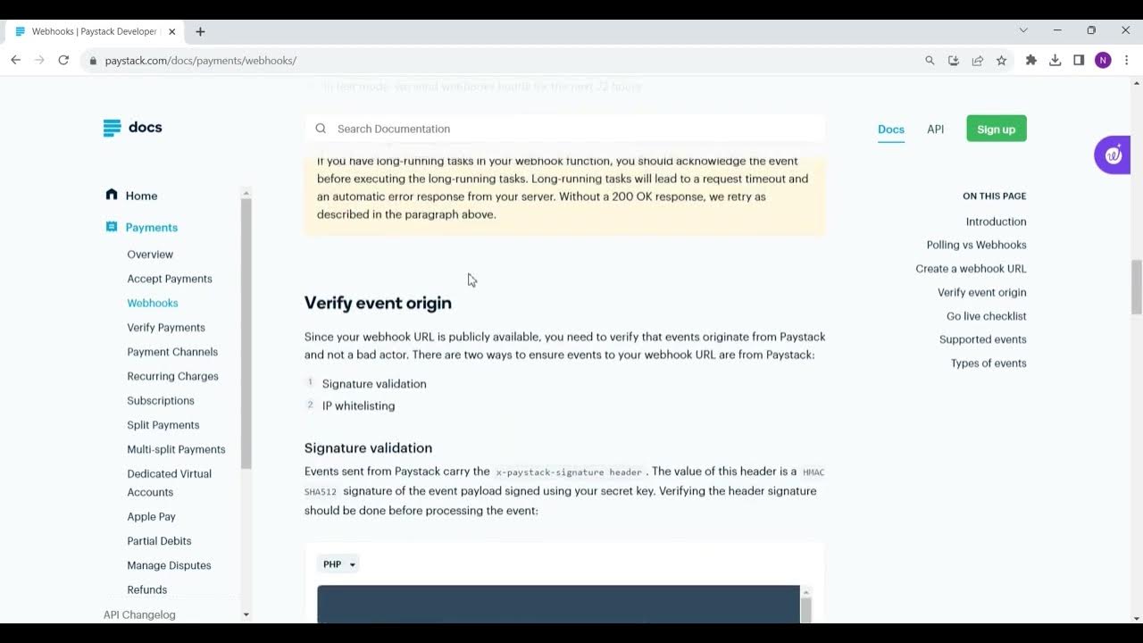 Webhook Paystack In Laravel Youtube