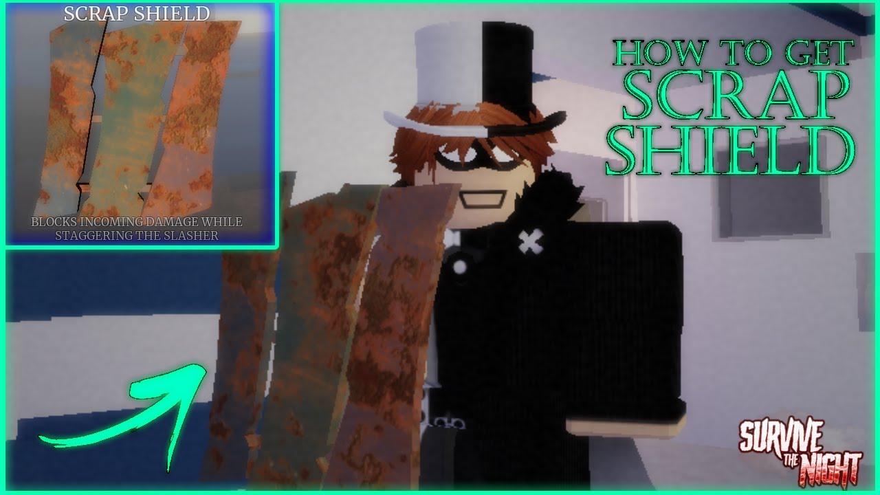 How to get SCRAP SHIELD in Survive the Night | ROBLOX - YouTube