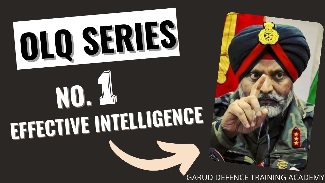 Effective Intelligence | OLQ Series | SSB INTERVIEW #defence #army # ...