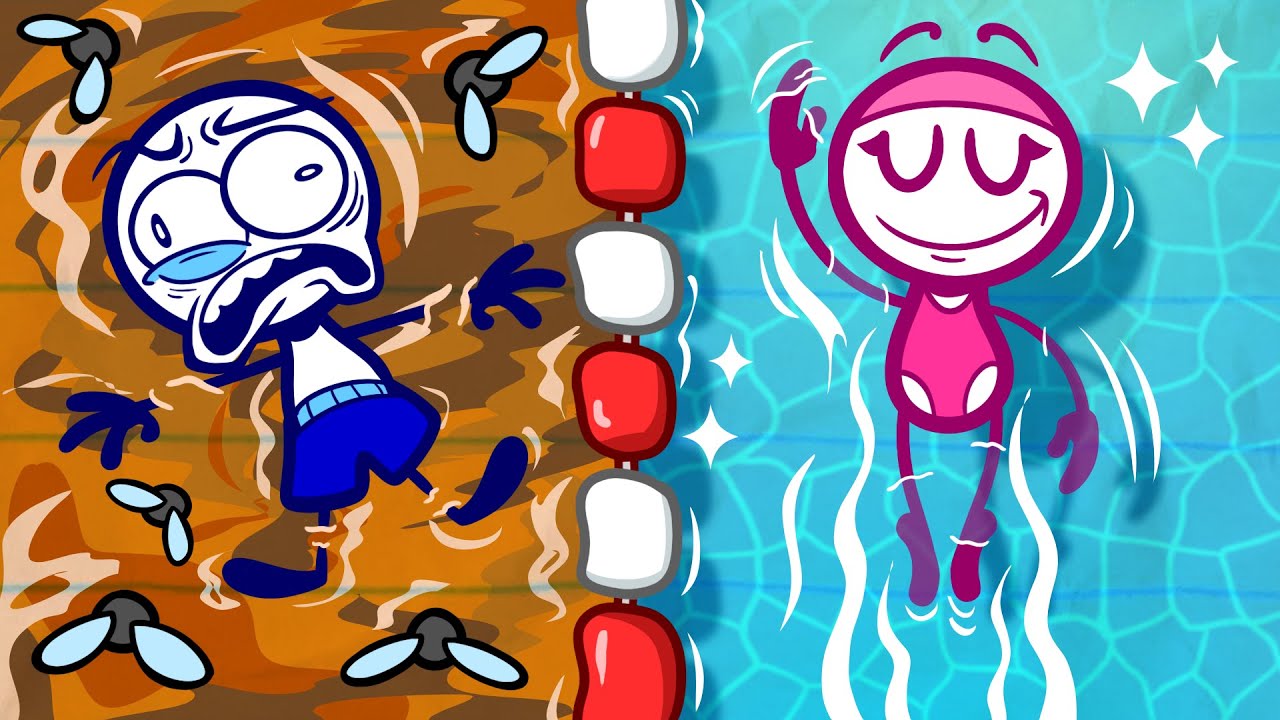 Pencilmate's Swim In Soup! | Animated Cartoons Characters | Animated ...