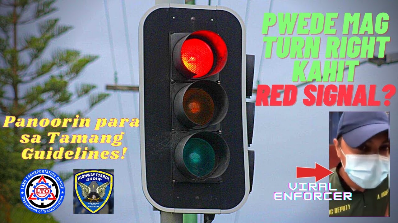 KAILAN PWEDE AT HINDI PWEDE MAG RIGHT TURN SA RED SIGNAL? | VIRAL ...