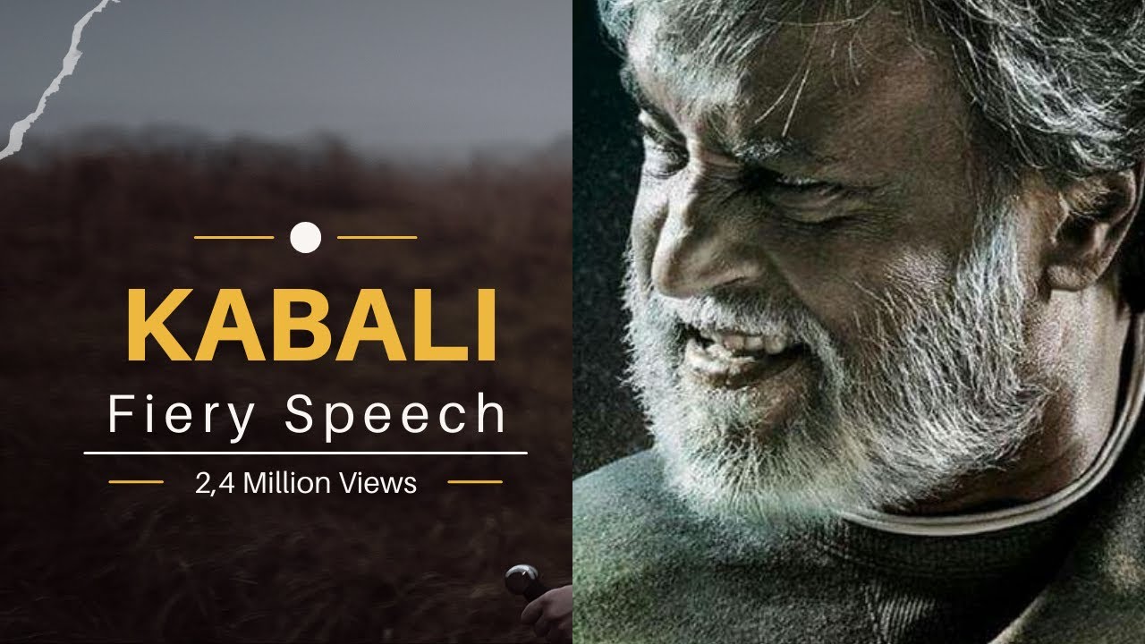 Kabali Fiery Speech | Mass reaction | Screen Presence - YouTube