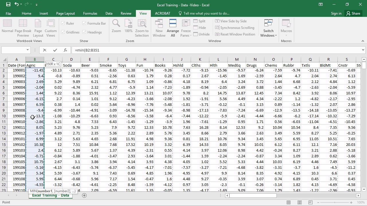 Excel Training for Finance - Basics - YouTube