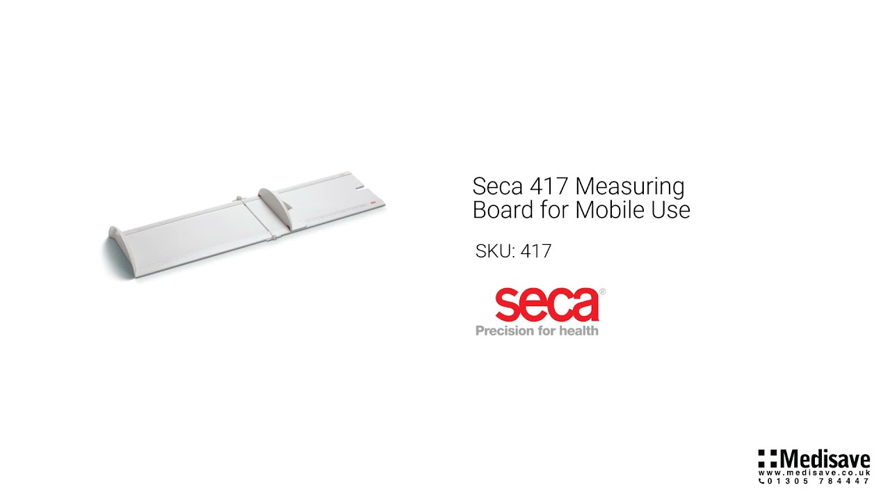 Seca 417 Measuring Board for Mobile Use 417 - YouTube