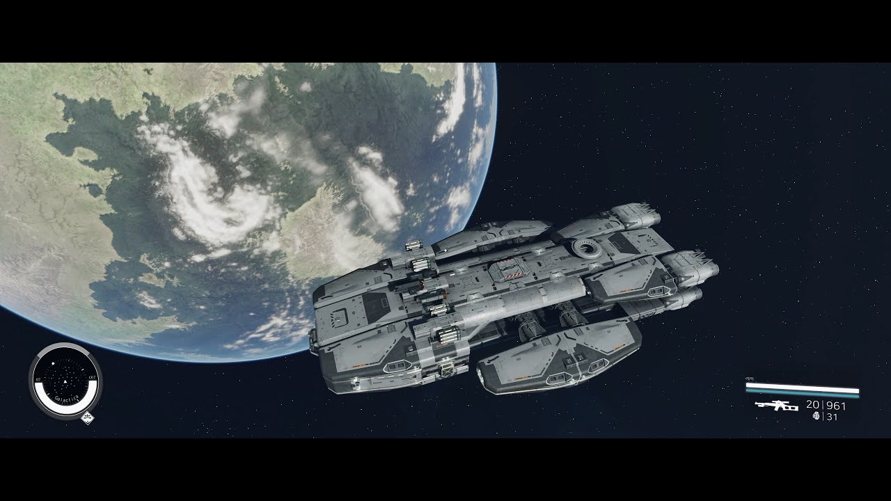 Starfield Gameplay 003 - Custom ship 'Galactica' - YouTube