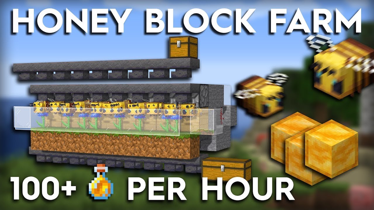 Ultimate Honey Farm | Mega Auto Sorter Storage | Minecraft Survival ...