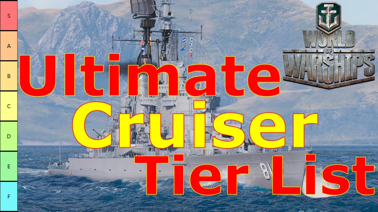 World of Warships- The Ultimate World of Warships Cruiser Tier List - YouTube