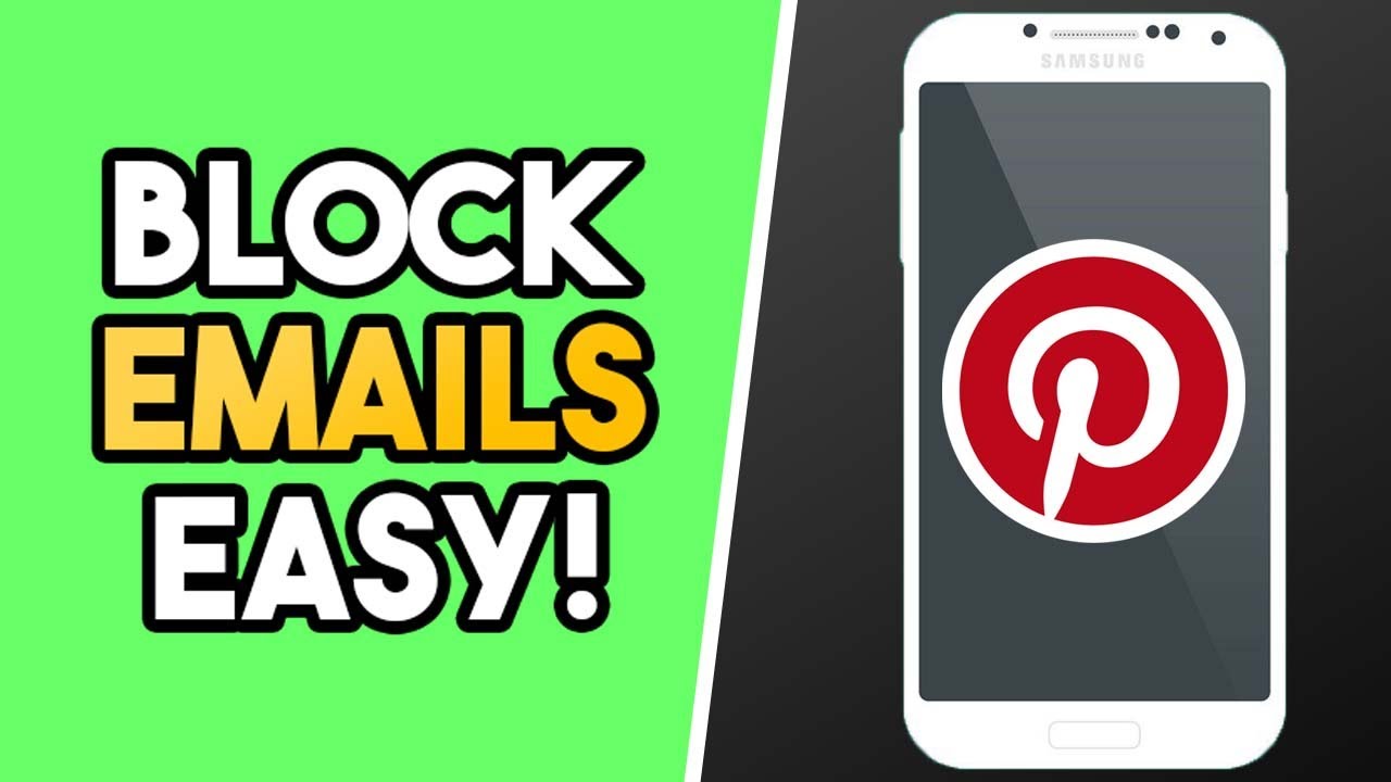 How to Block Pinterest Emails (2021) - YouTube
