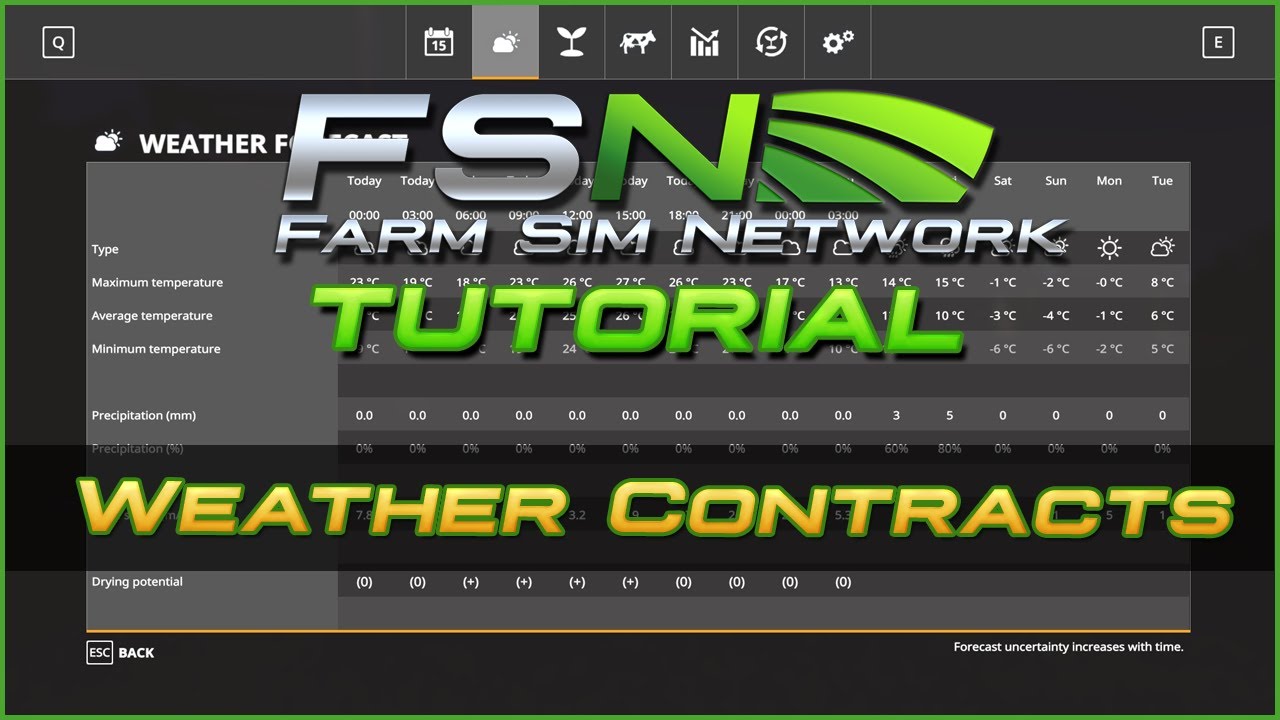 Weather Contracts | Farm Sim Network (FSN) Tutorial #7 - YouTube