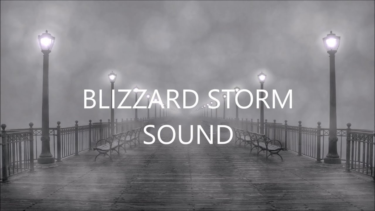BLIZZARD SOUND | STUDY | RELAX | NO ADS | HQ SOUNDS - YouTube