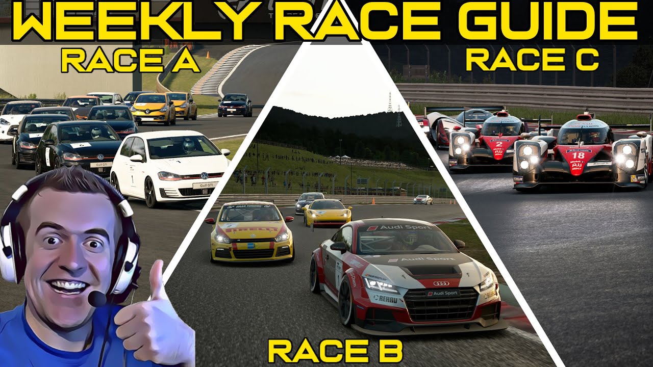 😲 I meet BARRY R, Good Gr4 Racing & Handbrake Love || Weekly Race Guide ...
