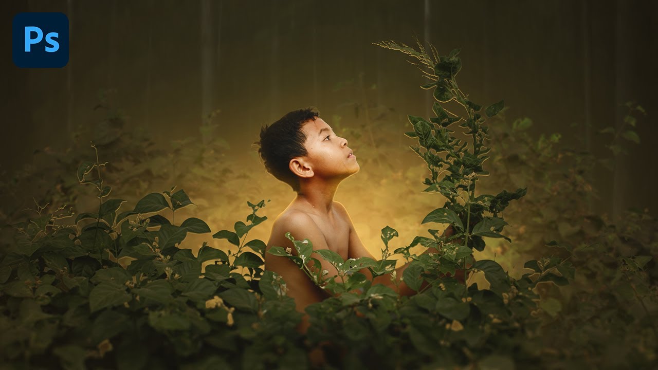 Photoshop for Beginners - Create a Light Composition Photo Manipulation ...