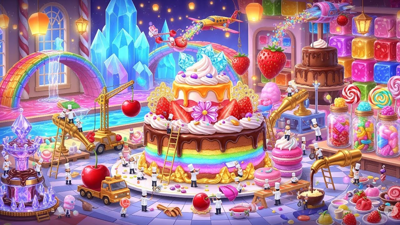 Magical Cake Palace – Tiny Chefs Building a Giant Fantasy Dessert ...