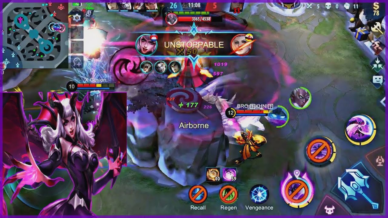 Alice Mobile Legends | Alice God Among Men KDA Full Gameplay-Mobile ...