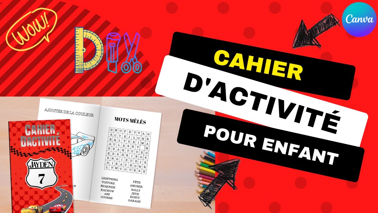 CAHIER D'ACTIVITÉ POUR ENFANTS | ACTIVITY BOOK FOR KIDS | ANNIVERSAIRE ...