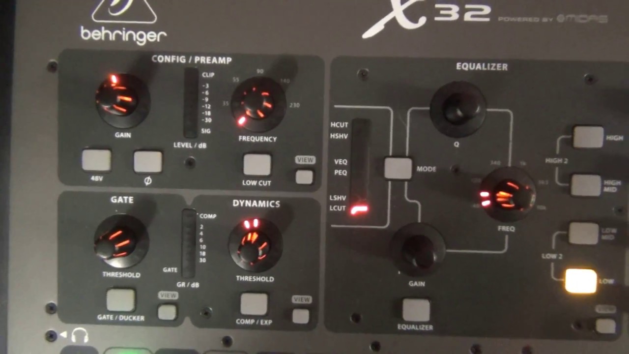 Behringer X32 Test - YouTube