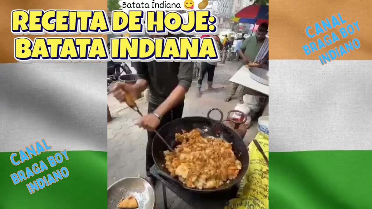RECEITA DE HOJE: BATATA INDIANA (COMIDAS INDIANAS) - YouTube