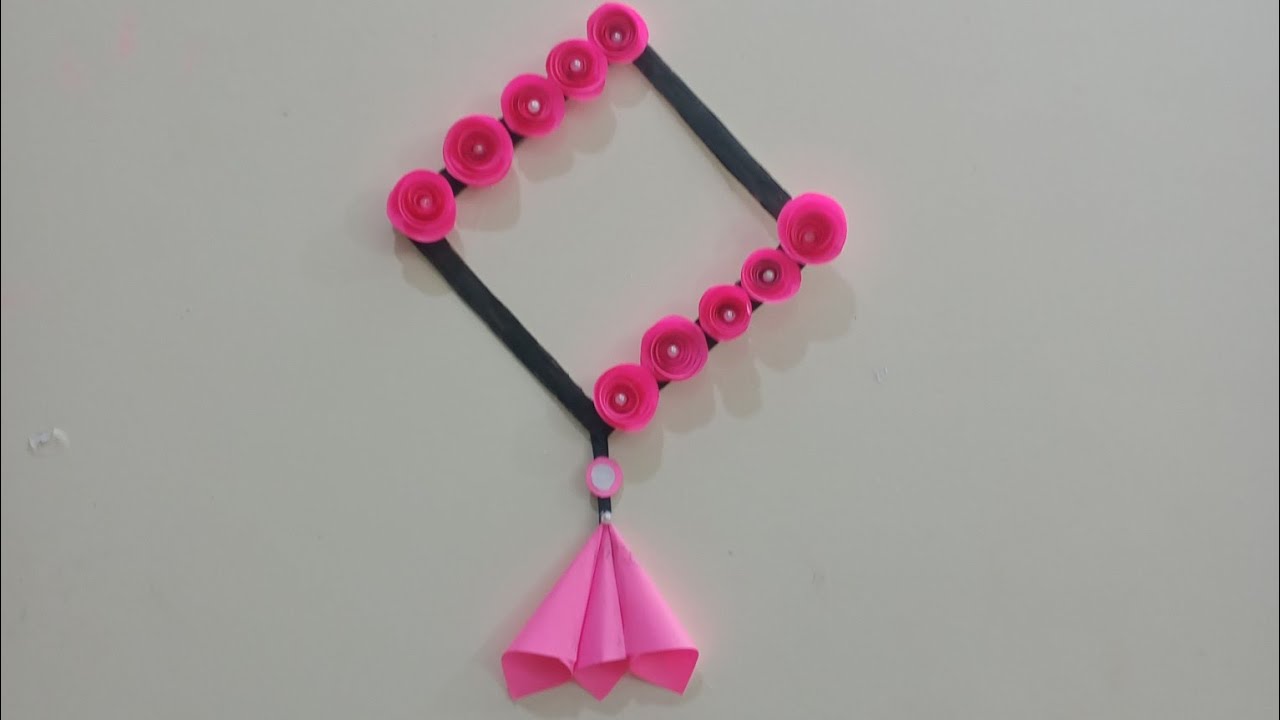 Easy and simple Wall hanging craft with paper//How to make easy and ...