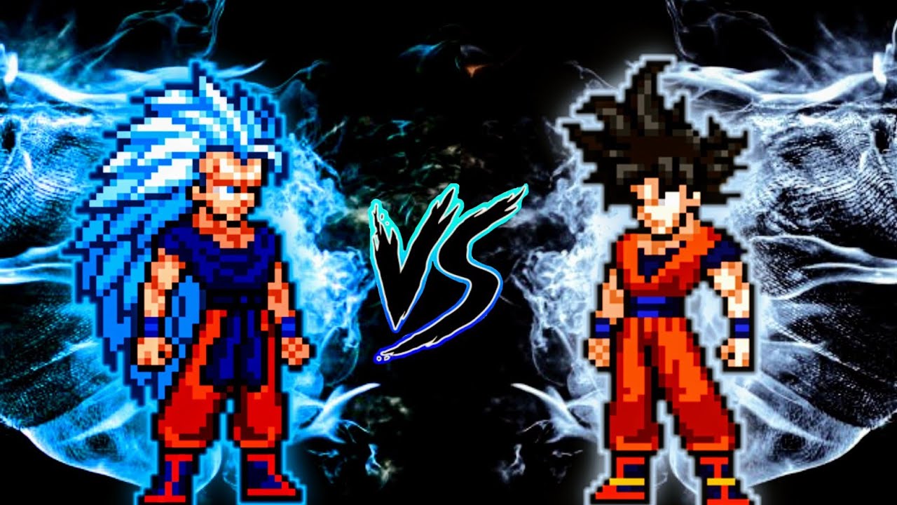 Goku TP OP (all form) VS Goku LB V5 OP (all form) in Jump Force Mugen ...