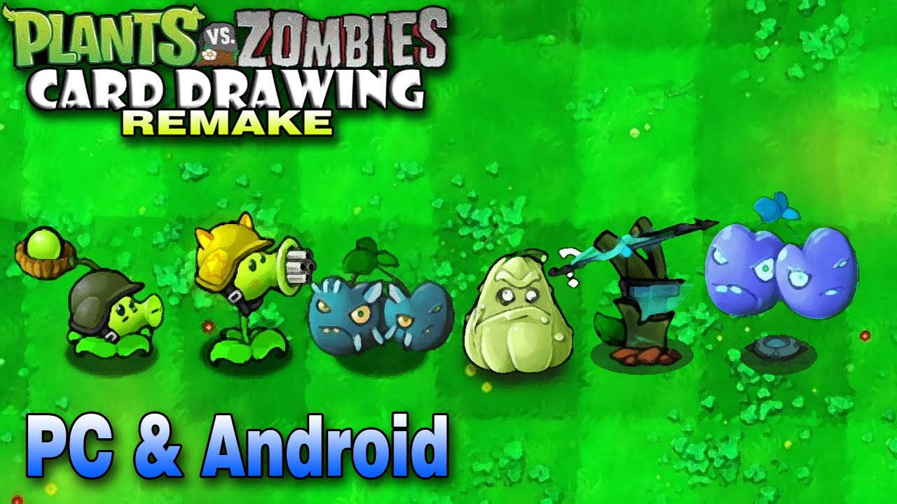 Plants Vs Zombies Card Drawing Remake v0.1| PC & Android | Link ...