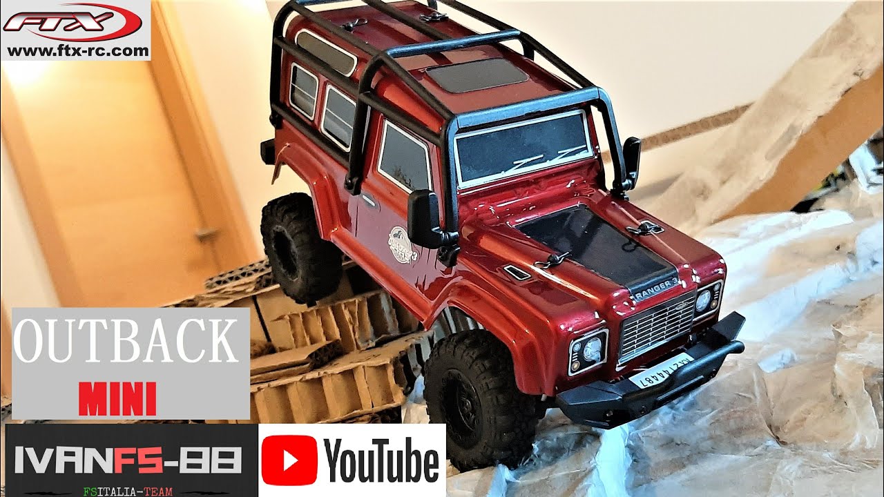 UNBOXING FTX OUTBACK MINI 3.0 1/24 Scaler RTR Scocca Defender90 - YouTube