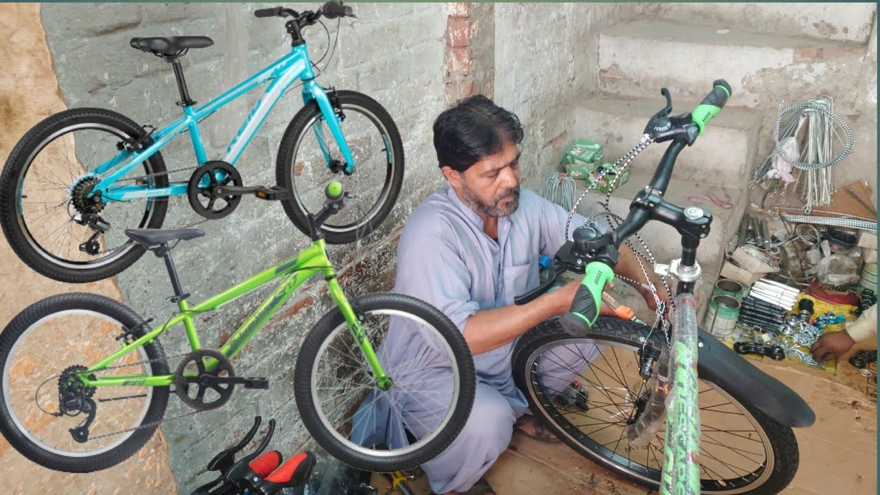 How to make Bicycle||Sports Bicycle fitting step by step. - YouTube