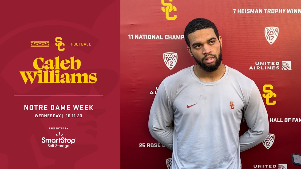 USC QB Caleb Williams I Notre Dame Week - YouTube